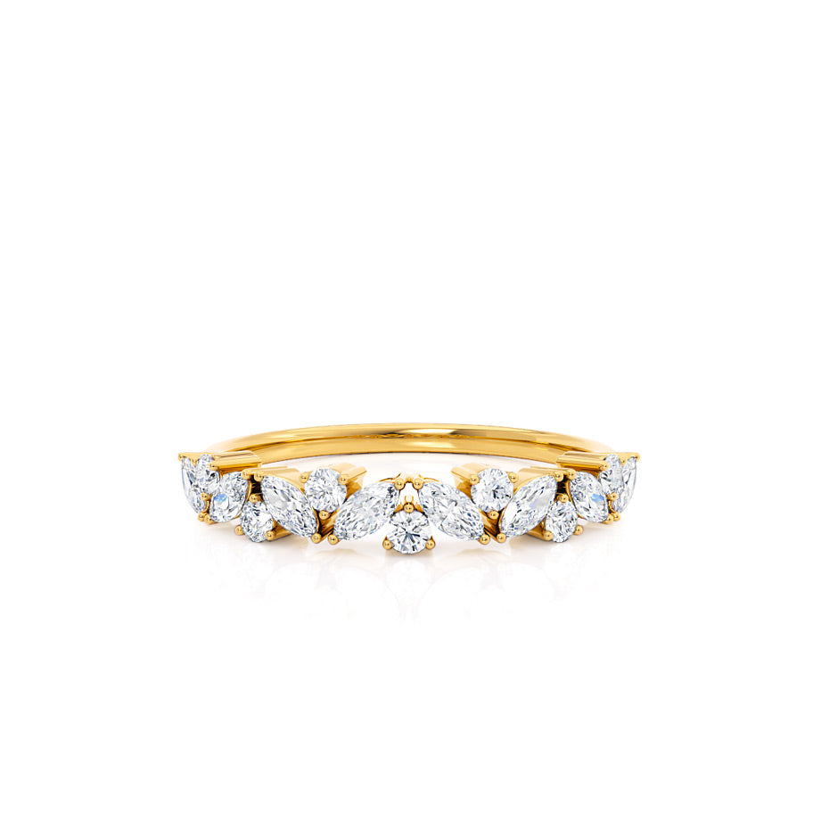 ARIEL - Ready to Ship Lab Diamond Statement Eternity 18k Yellow Gold ...